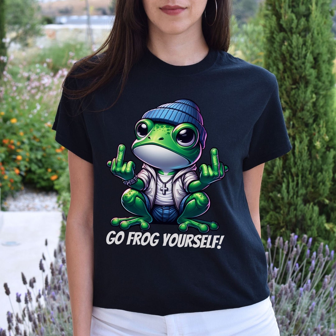 Cute Frog Shirt, Adorable Frog Yourself T-shirt, Funny Amphibian Tshirt ...