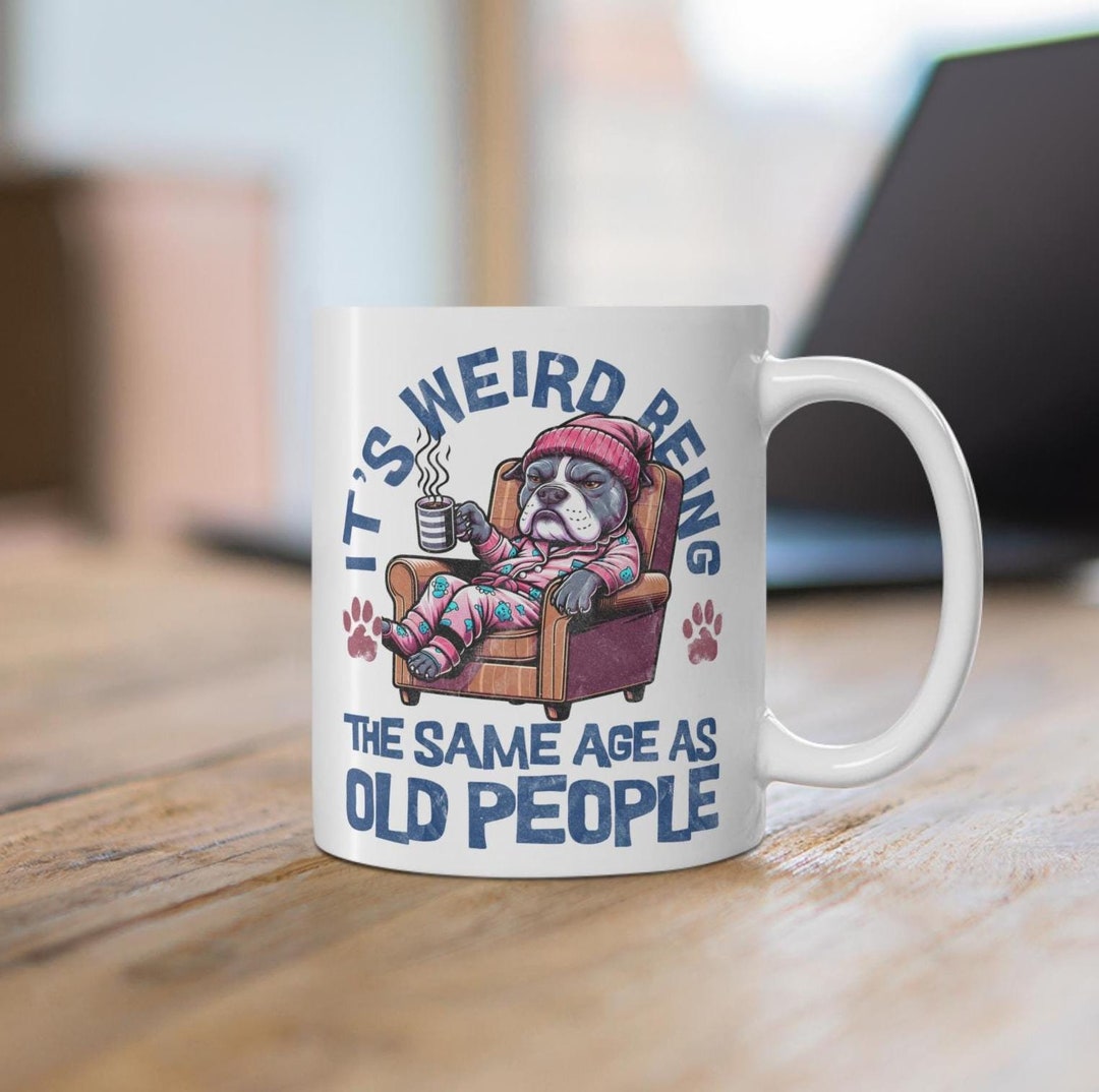 Funny Grumpy Dog Coffee Mug, MEME Dog Lover 2024 Mothers Day Coworker ...