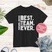 Personalized Best Team Ever Shirt Custom, Customize Teammate Member T ...