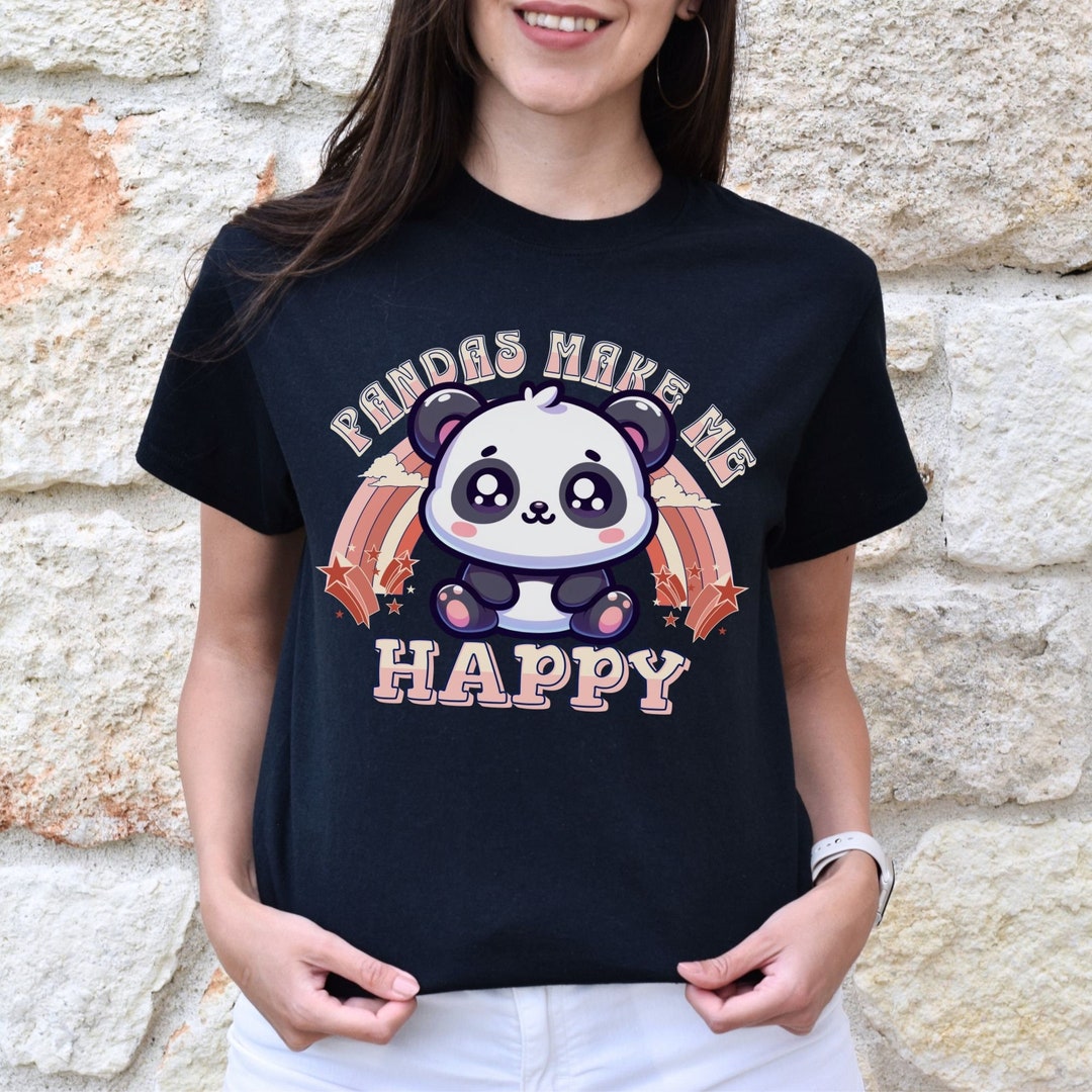 Cute Panda Shirt, Funny Asian Panda T-shirt, Hilarious Chinese Panda ...