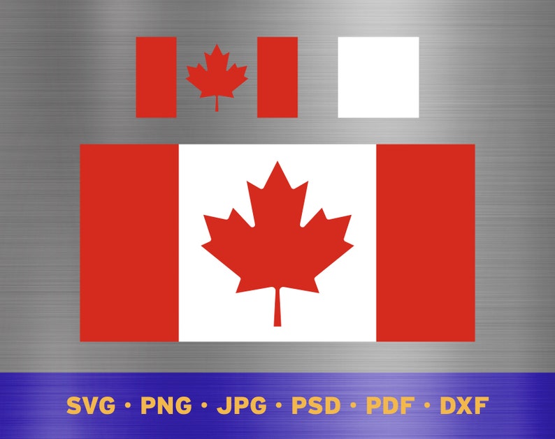 Canadian Flag Svg Layered, Canada Flag Svg, Canadian Flag Cricut ...