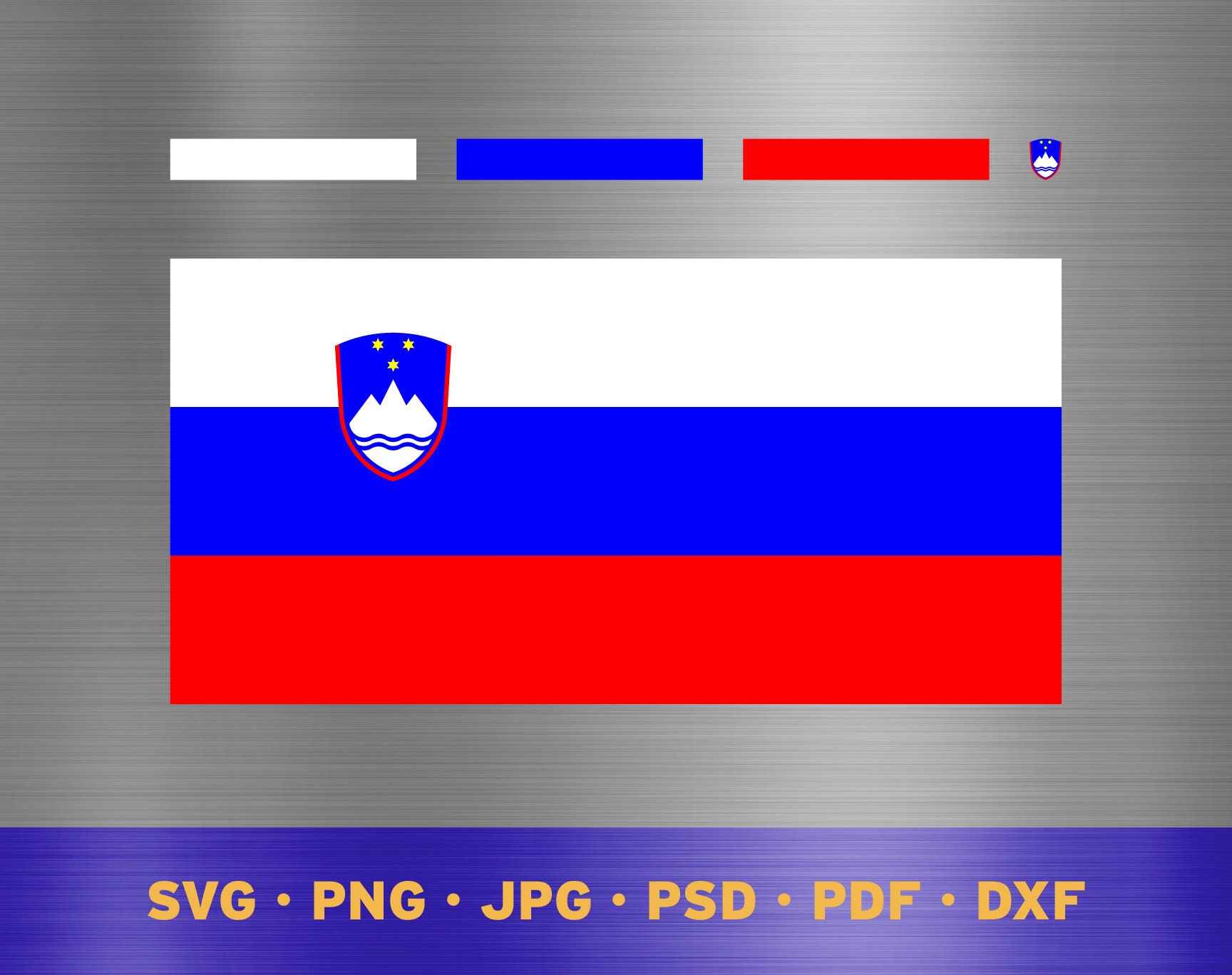 Slovenia Flag Svg Layered, Slovene Flag Svg, Slovenian Flag Cricut ...