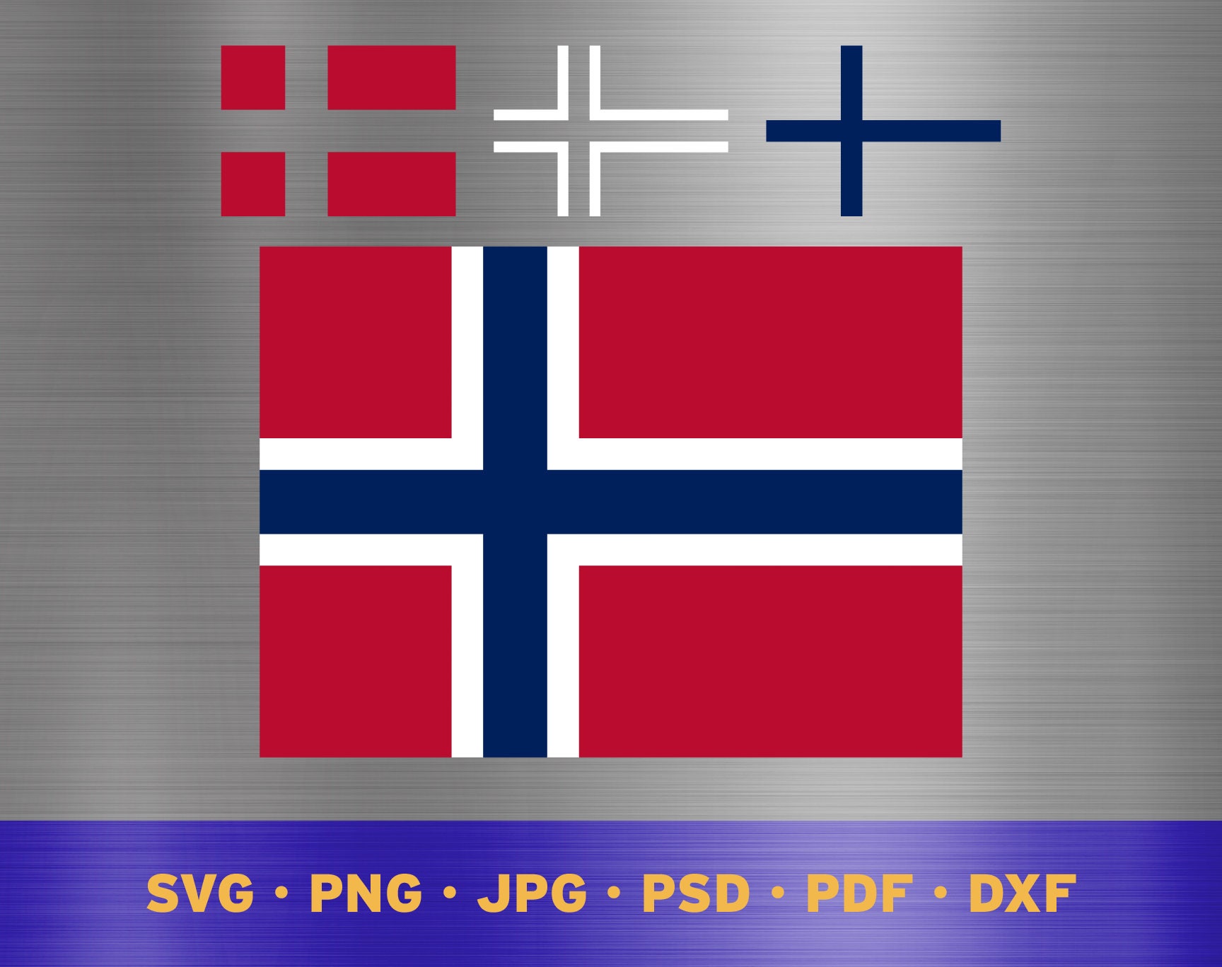 Norway Flag Svg Layered, Norwegian Flag Svg, Norwegian Flag Cricut ...