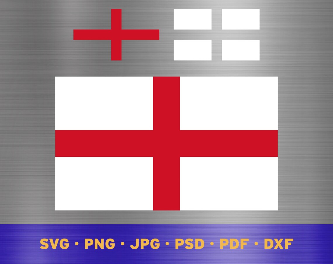 England Flag Svg Layered, English Flag Svg, English Flag Cricut ...