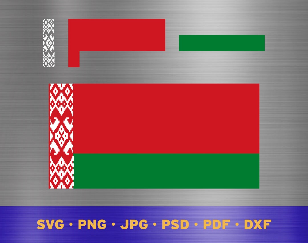 Belarus Flag Svg Layered, Belarusian Flag Svg, Belarusian Flag Cricut ...