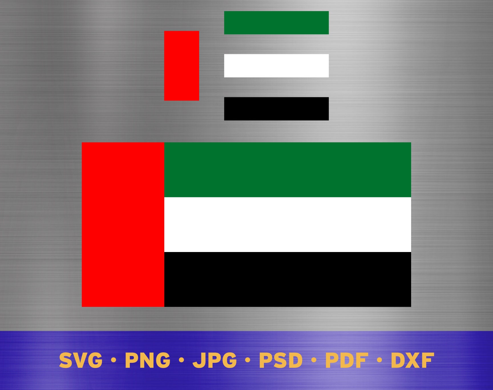 United Arab Emirates Flag Svg Layered, Emirati Flag Svg, Emirati Flag ...