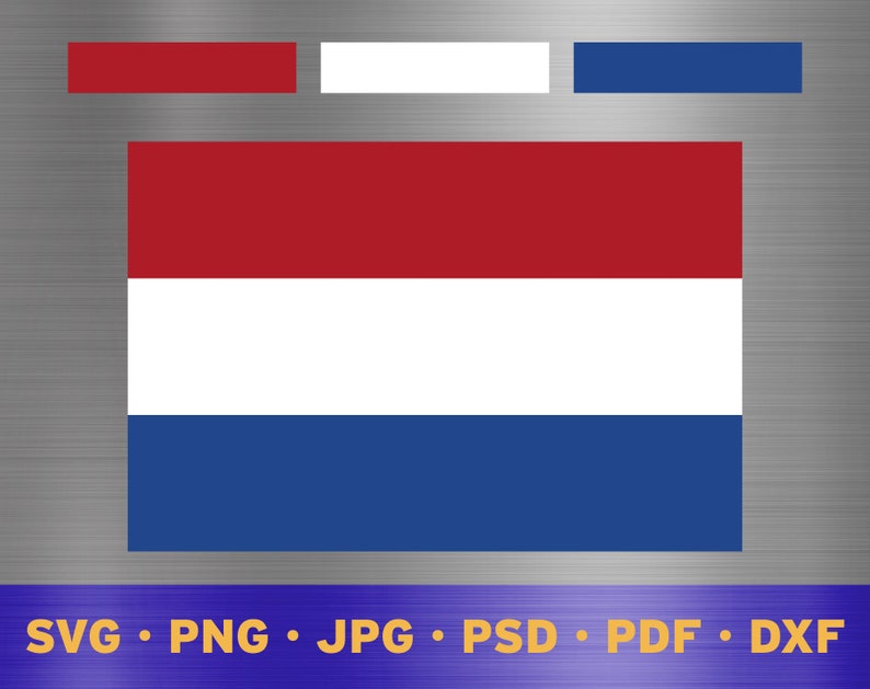 Netherlands Flag Svg Layered Dutch Flag Svg Dutch Flag - Etsy