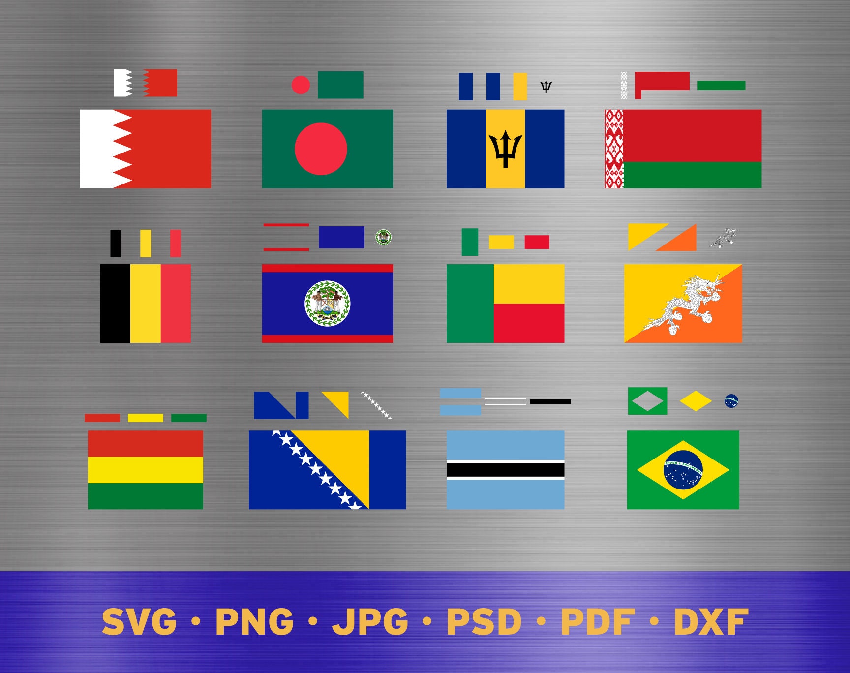 All Flags of the World Svg Layered, All Flags of the World Png, Every ...