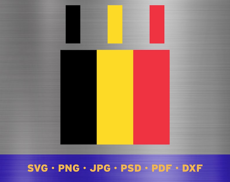 Belgium Flag Svg Layered Belgian Flag Svg Belgian Flag - Etsy