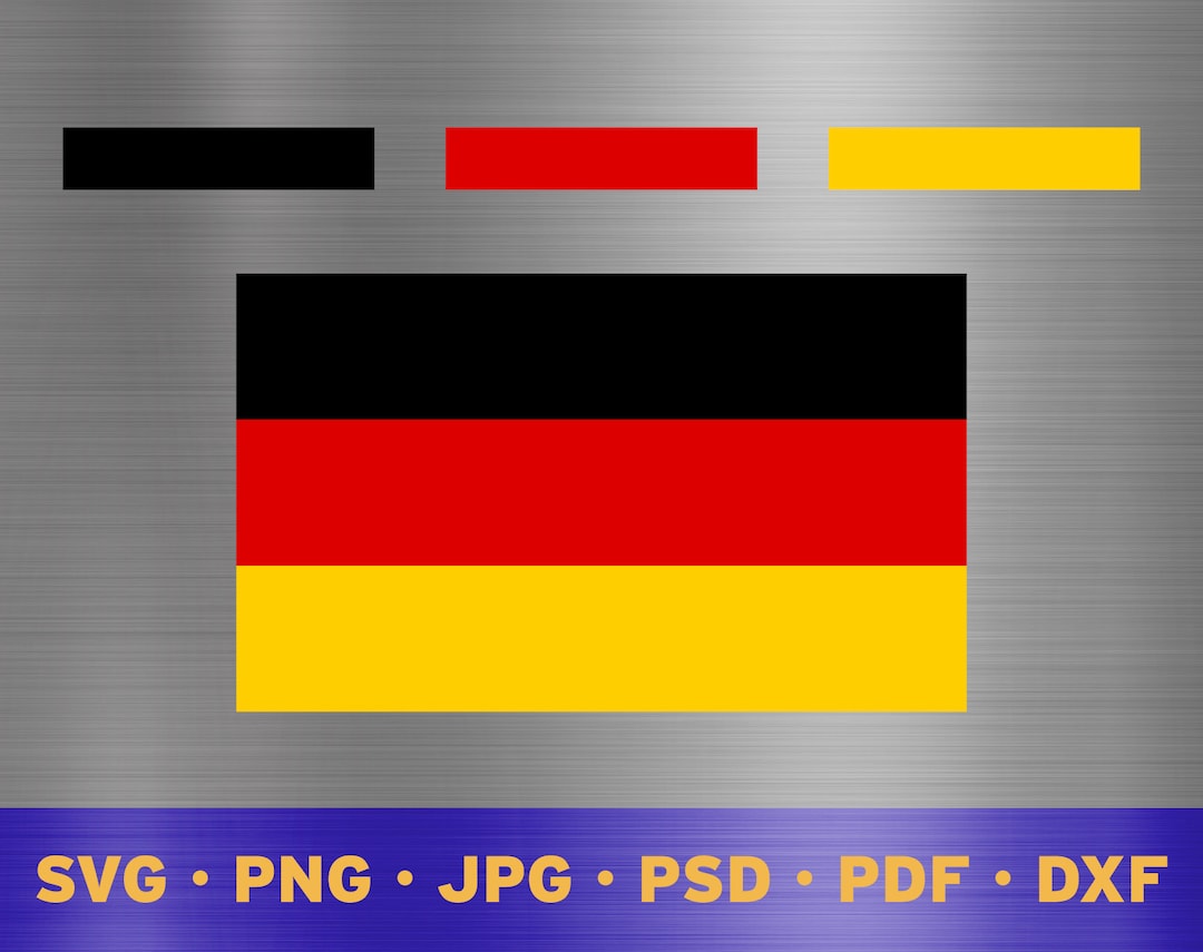 Germany Flag Svg Layered German Flag Svg German Flag Cricut - Etsy