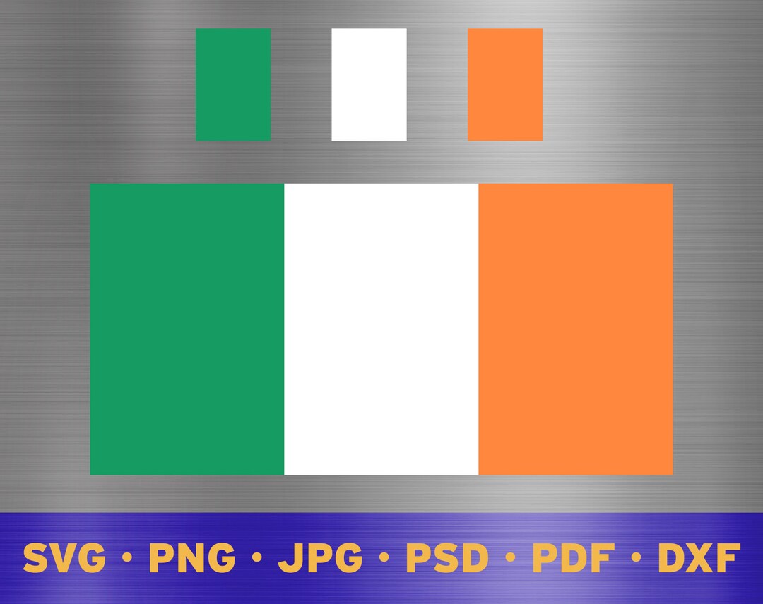 Ireland Flag Svg Layered Irish Flag Svg Irish Flag Cricut - Etsy