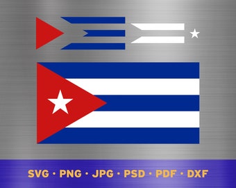 Cuban Flag PNG Sublimation Template Printing Instant Digital - Etsy