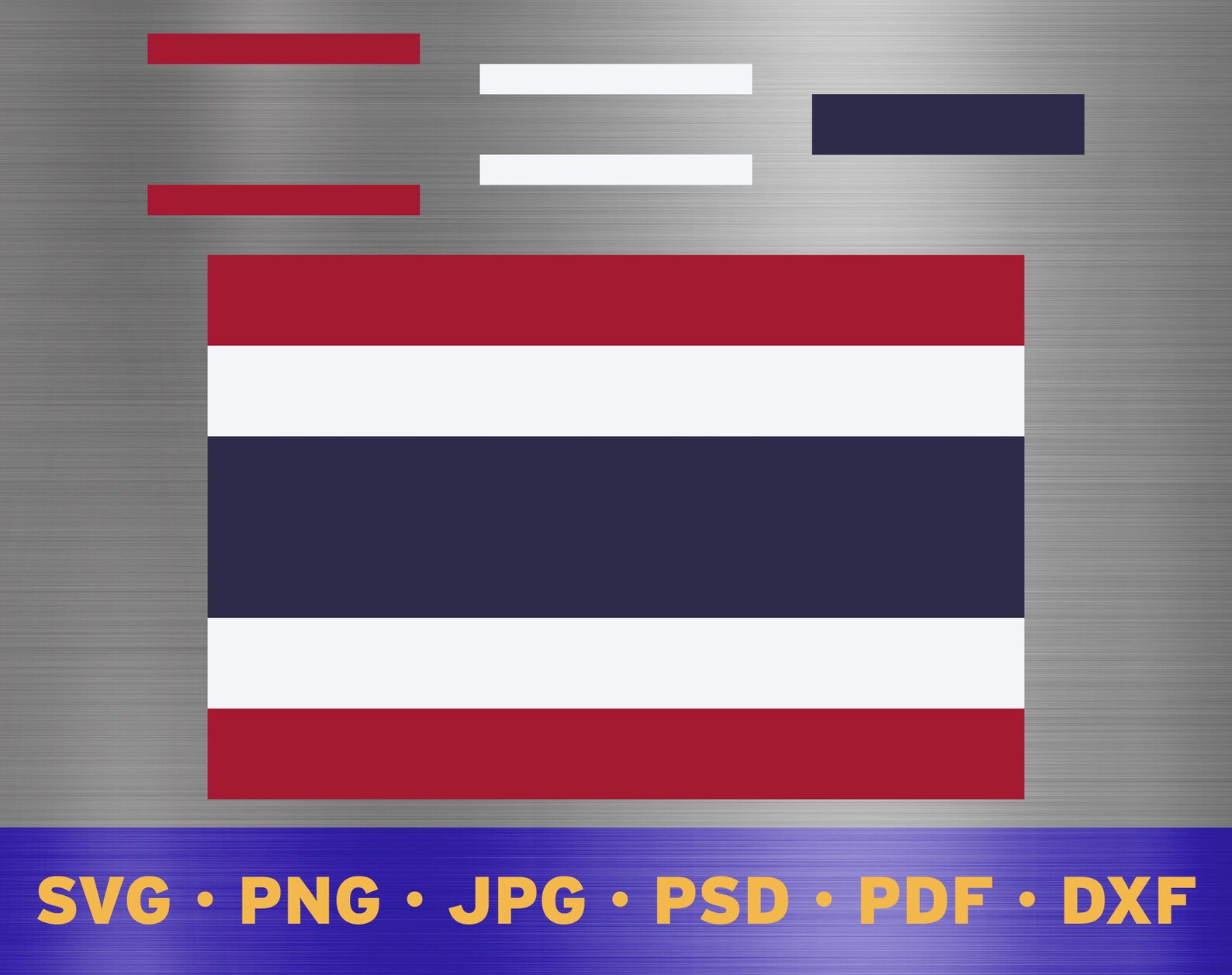 Thailand Flag Svg Layered Thai Flag Svg Thai Flag Cricut - Etsy