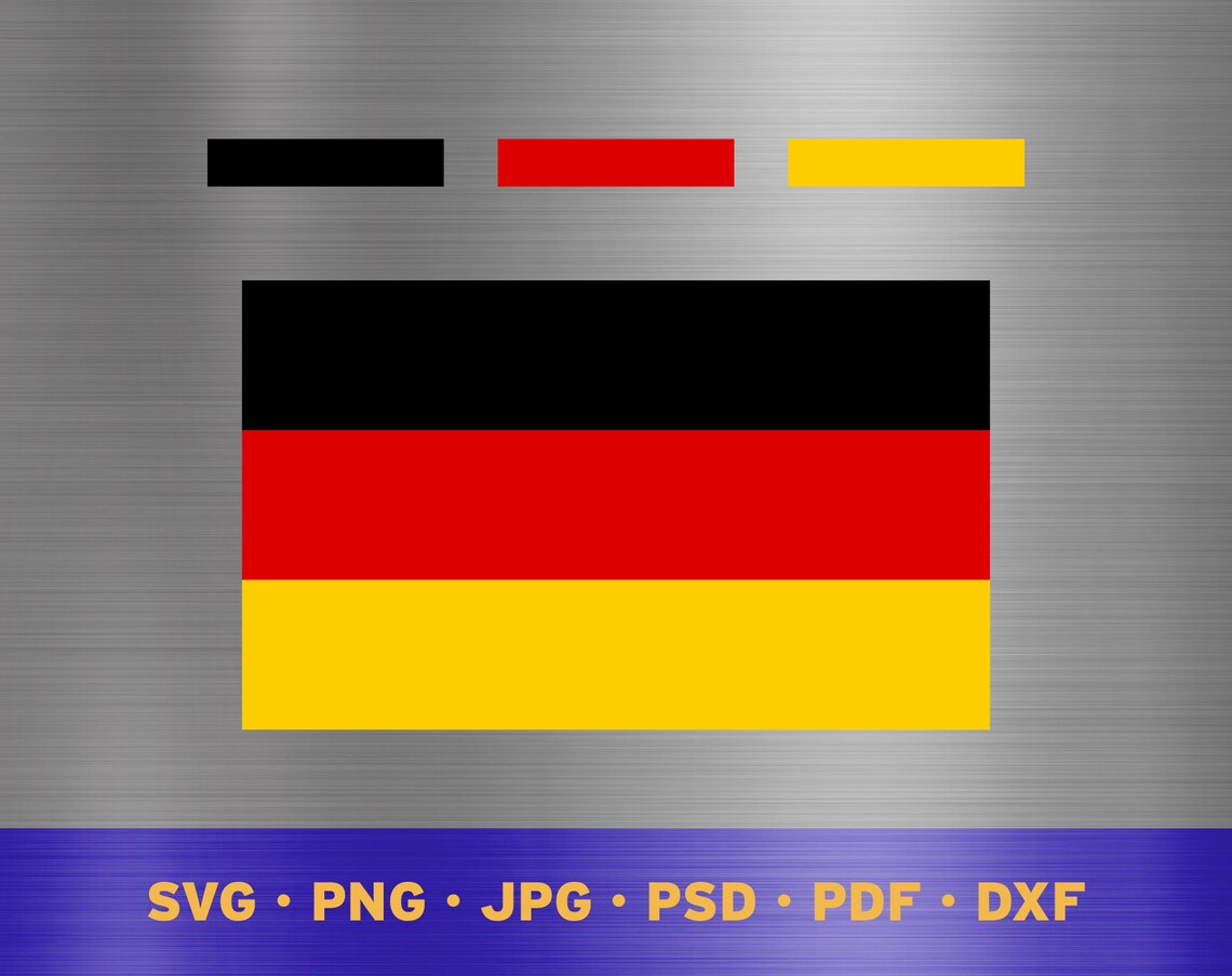 Germany Flag Svg Layered, German Flag Svg, German Flag Cricut, Germany ...