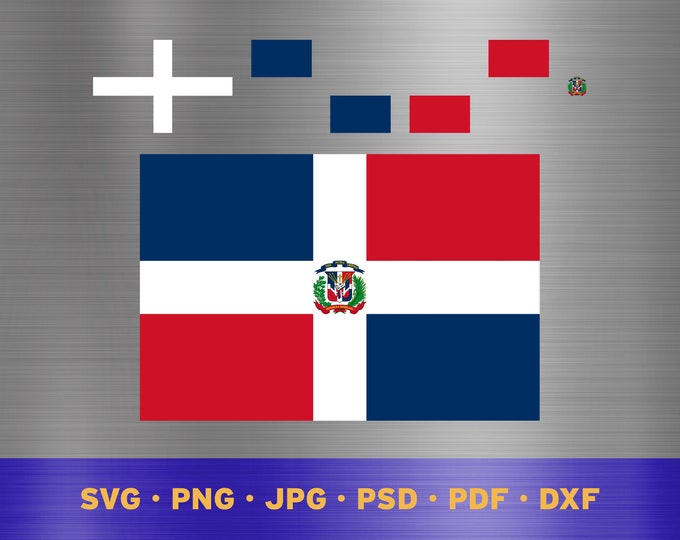Dominican Republic Map SVG, PNG Dominican Republic Flag Svg, Dominican ...