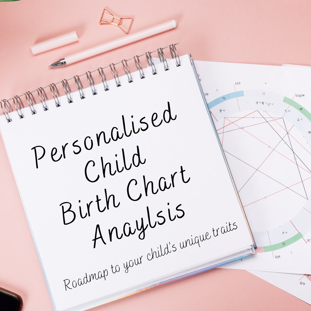 Personalised Child Birth Chart Anaylsis - Etsy