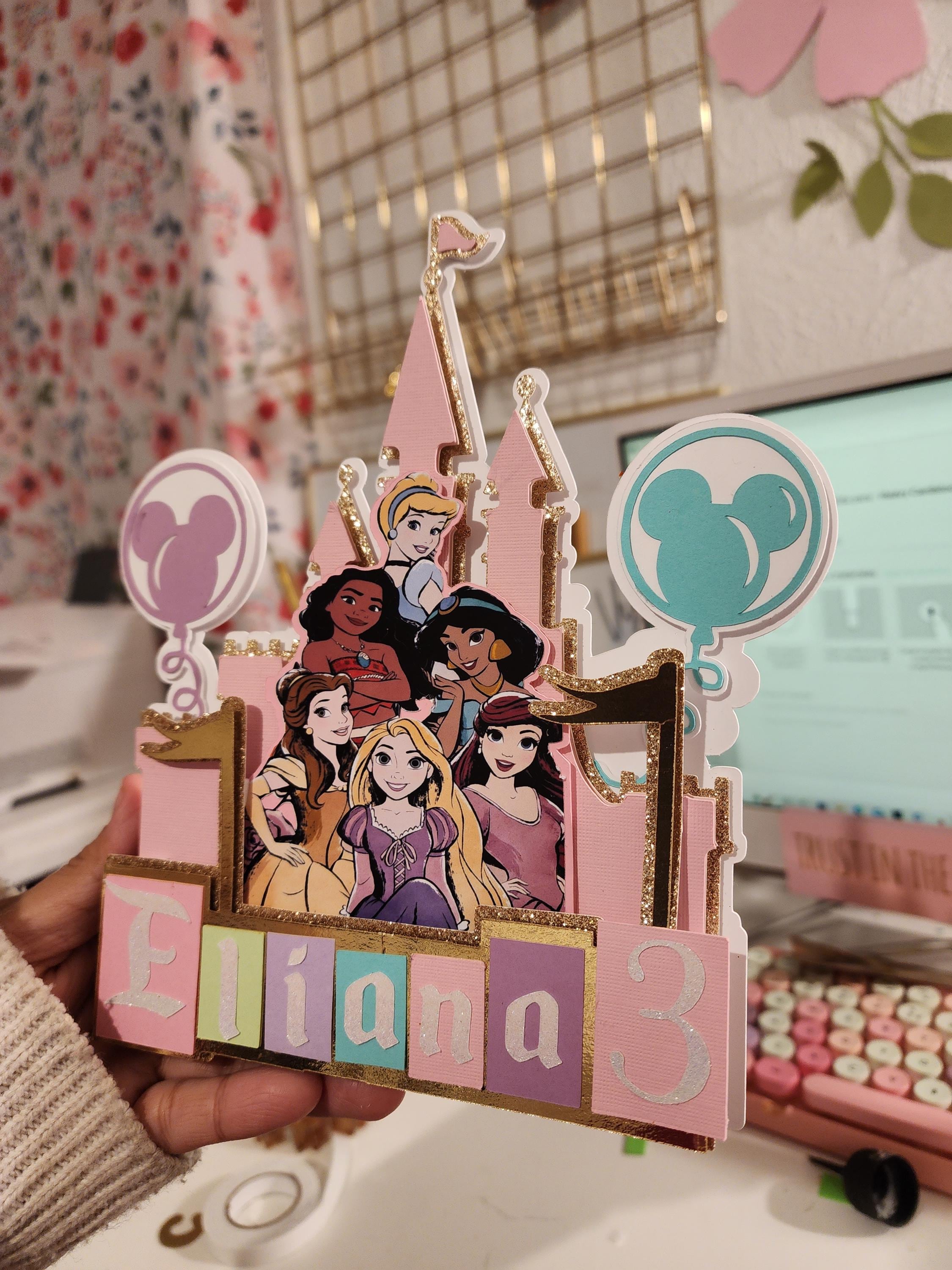 Princess Castle Cake Topper - Etsy