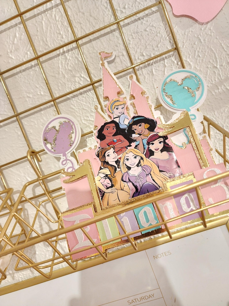 Princess Castle Cake Topper - Etsy