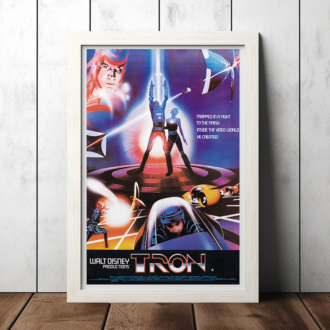 Tron (1982) Classic Movie Poster - Film Fan Collectibles - Vintage ...
