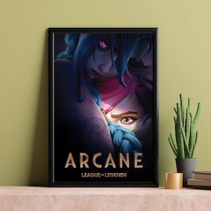 Arcane League of Legends Season 1, Season 2 Animation Movie Poster ...