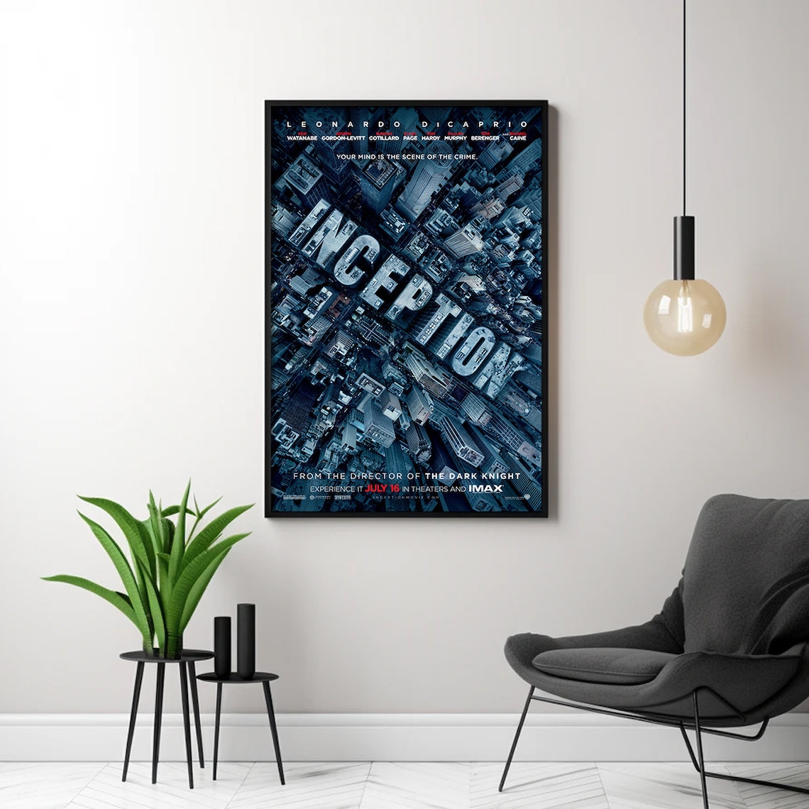 Inception Classic Movie Poster - Film Fan Collectibles - Vintage Movie ...