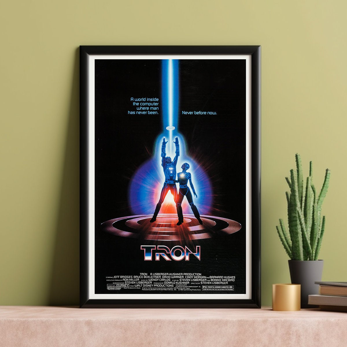 Tron 1982 Classic Vintage Movie Poster - Film Fan Collectibles - Retro ...
