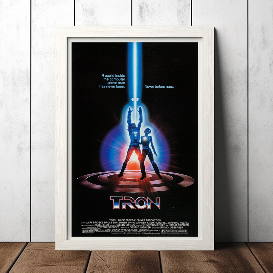 Tron 1982 Classic Vintage Movie Poster - Film Fan Collectibles - Retro ...