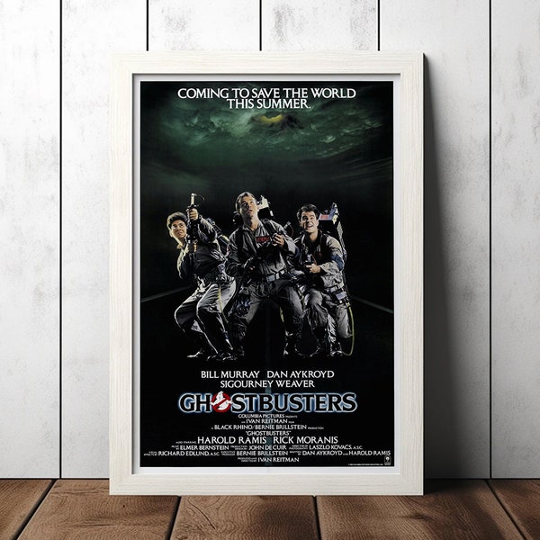 Vintage Ghostbusters Movie Poster - Etsy