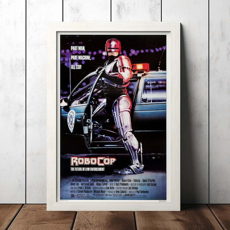 Robocop 1987 Classic Movie Poster Film Fan Collectibles - Etsy