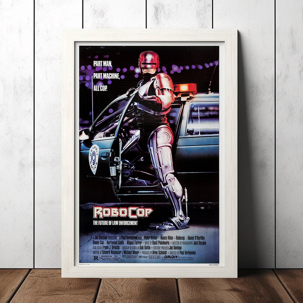 Robocop (1987) Classic Movie Poster - Film Fan Collectibles - Vintage ...