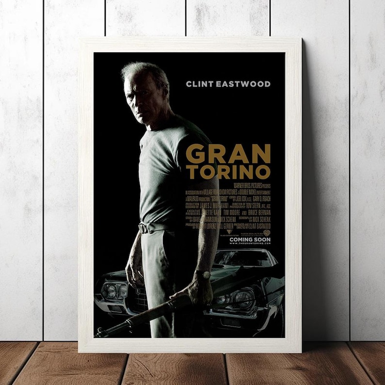 Gran Torino Classic Movie Poster - Film Fan Collectibles - Vintage ...