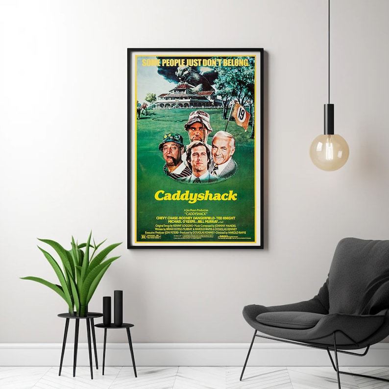 Caddyshack 1980 Classic Movie Poster Film Fan Collectibles - Etsy