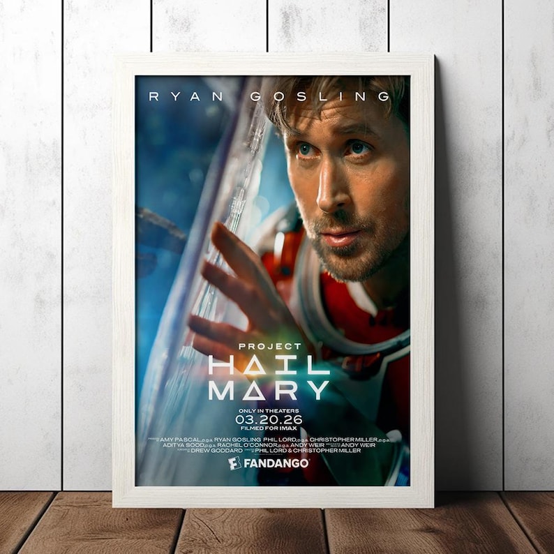 Project Hail Mary (2026) Film Poster, Weihnachten Raum Dekor ...
