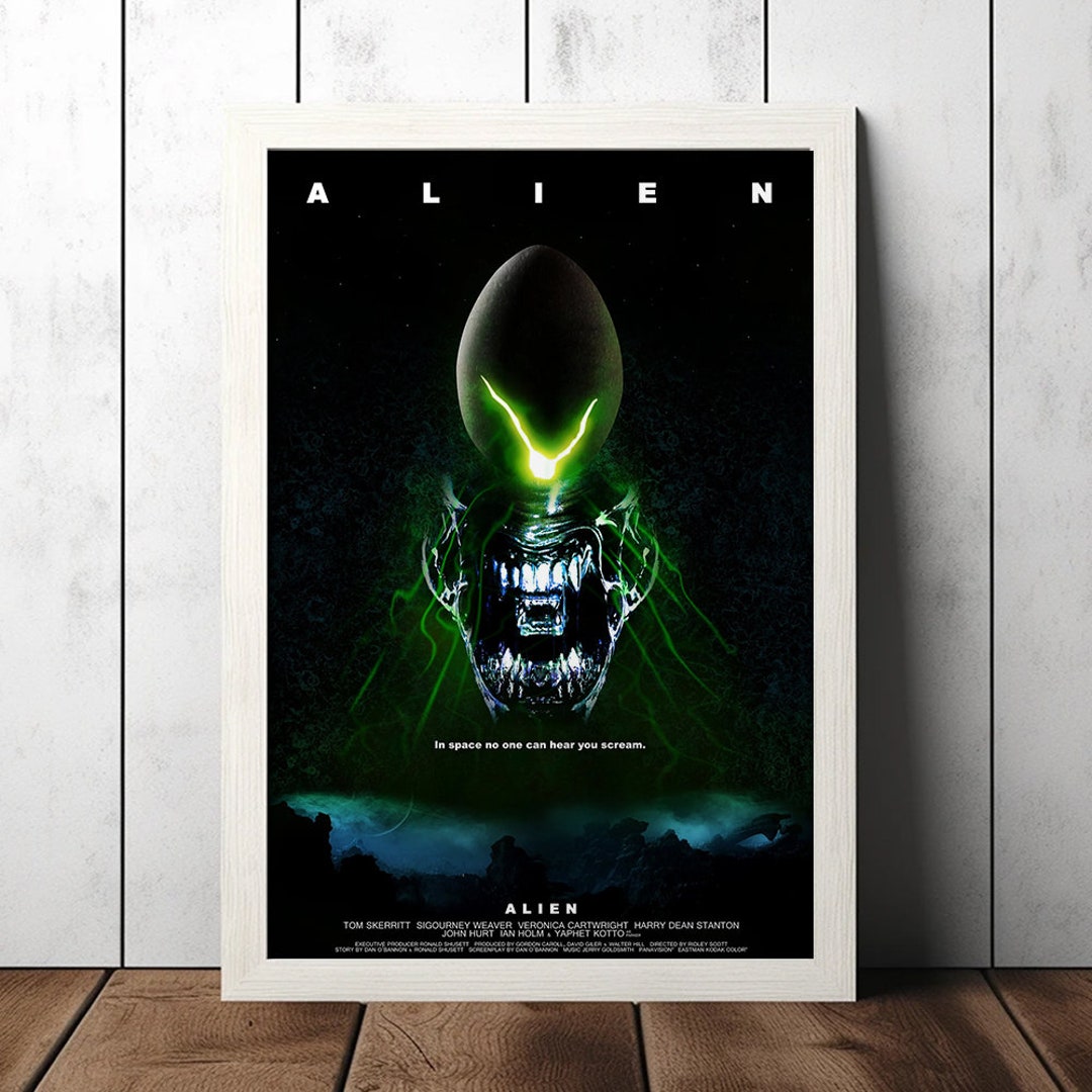 Alien (1979) Classic Movie Poster - Film Fan Collectibles - Vintage ...