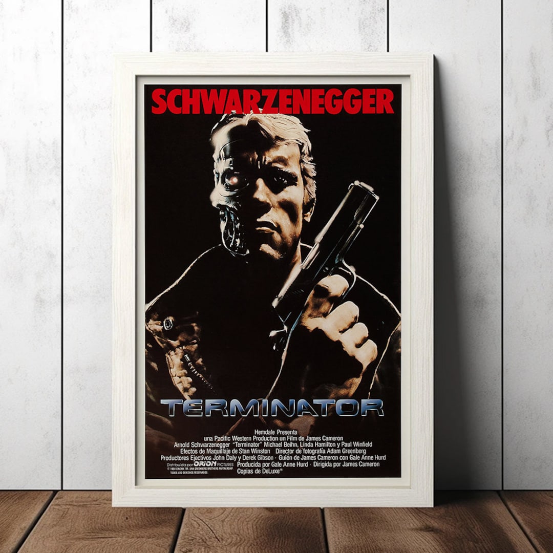 The Terminator (1984) Classic Movie Poster - Film Fan Collectibles ...