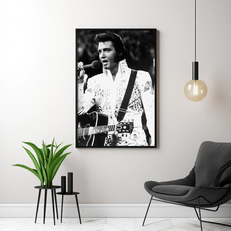 Elvis Poster Concert Poster Music Fan Collectibles - Etsy