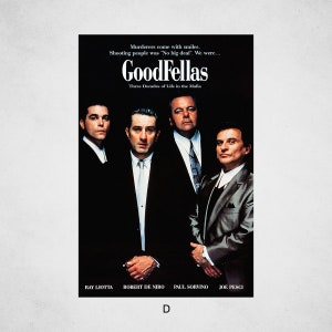 Goodfellas 1990 Classic Movie Poster - Film Fan Collectibles ...