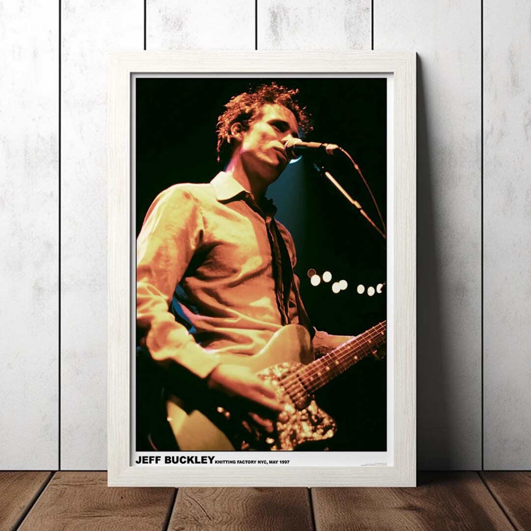 Jeff Buckley Concert Poster - Music Fan Collectibles - Vintage Music ...