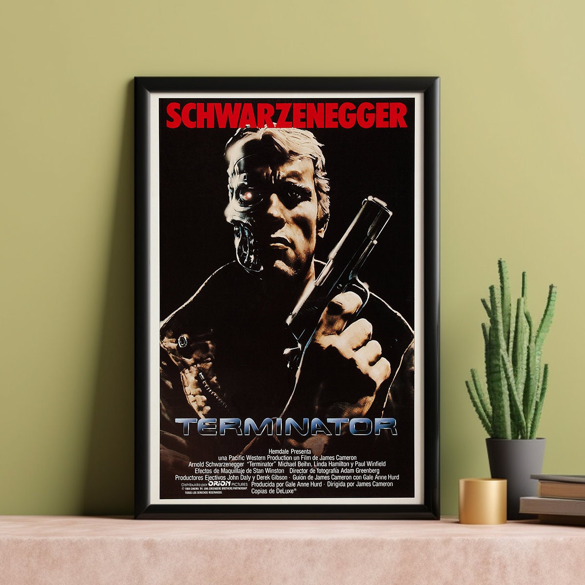 The Terminator (1984) Classic Movie Poster - Film Fan Collectibles ...
