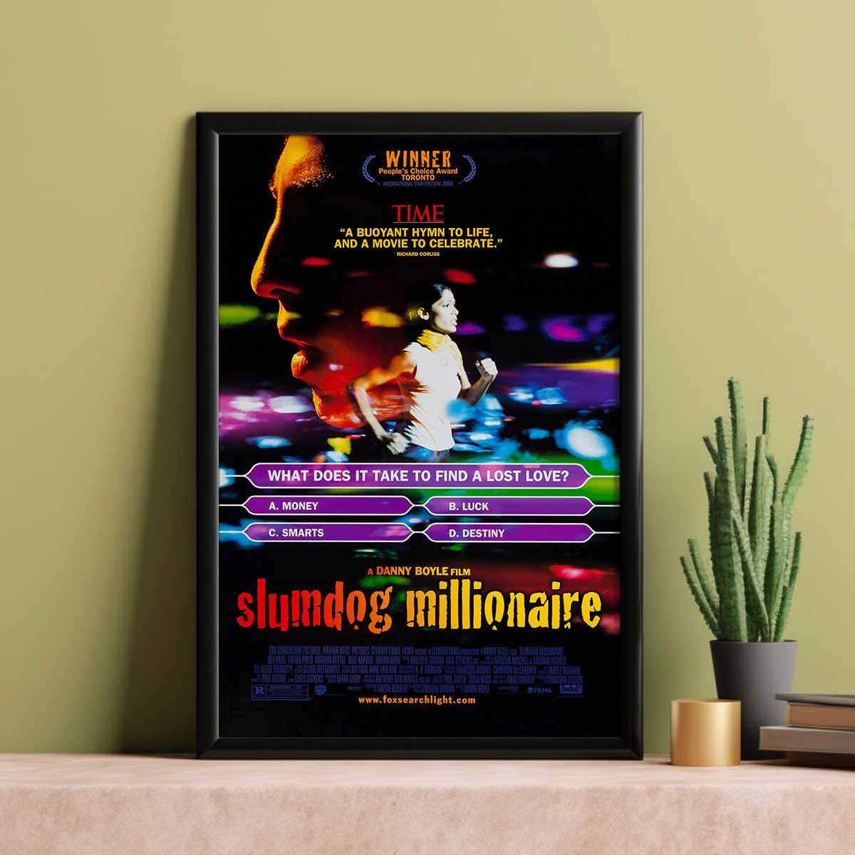 Slumdog Millionaire Classic Movie Poster - Film Fan Collectibles ...