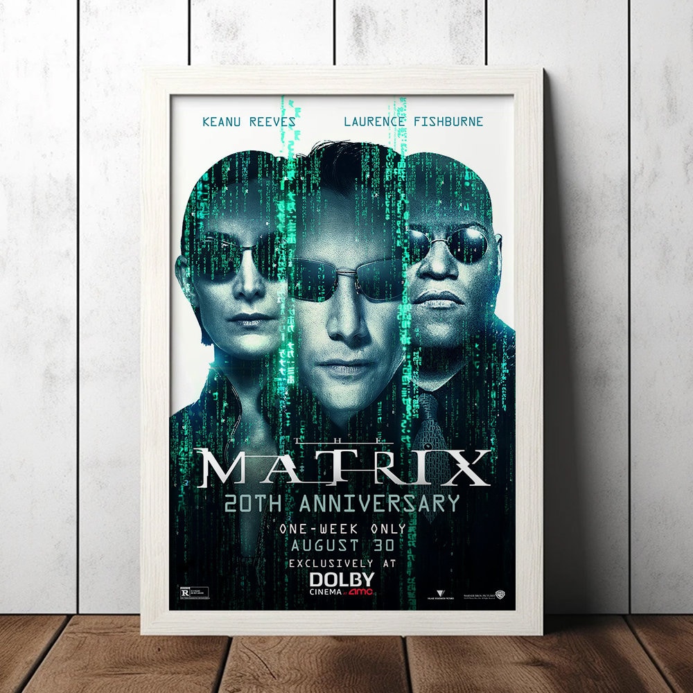 The Matrix 1999 Classic Movie Poster Film Fan Collectibles - Etsy