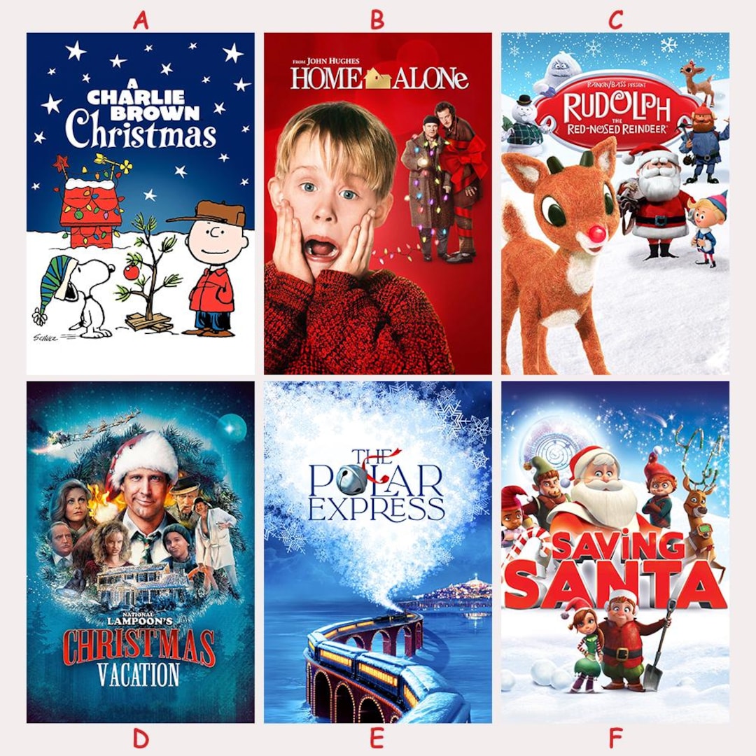 Classic Retro Christmas Movie Poster, Christmas Room Decor, Home Decor ...