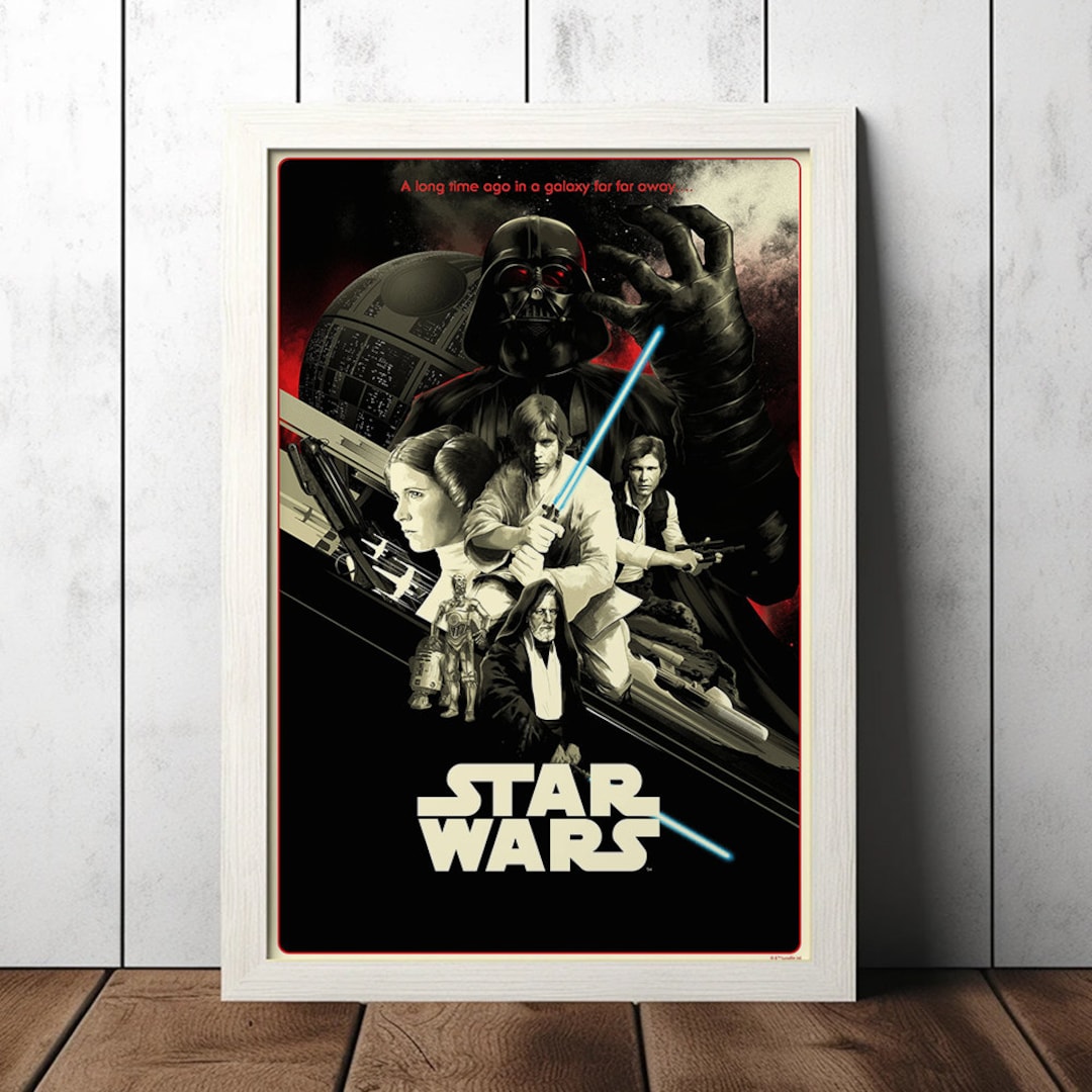 Star Wars (1977) Classic Movie Poster - Film Fan Collectibles - Vintage ...