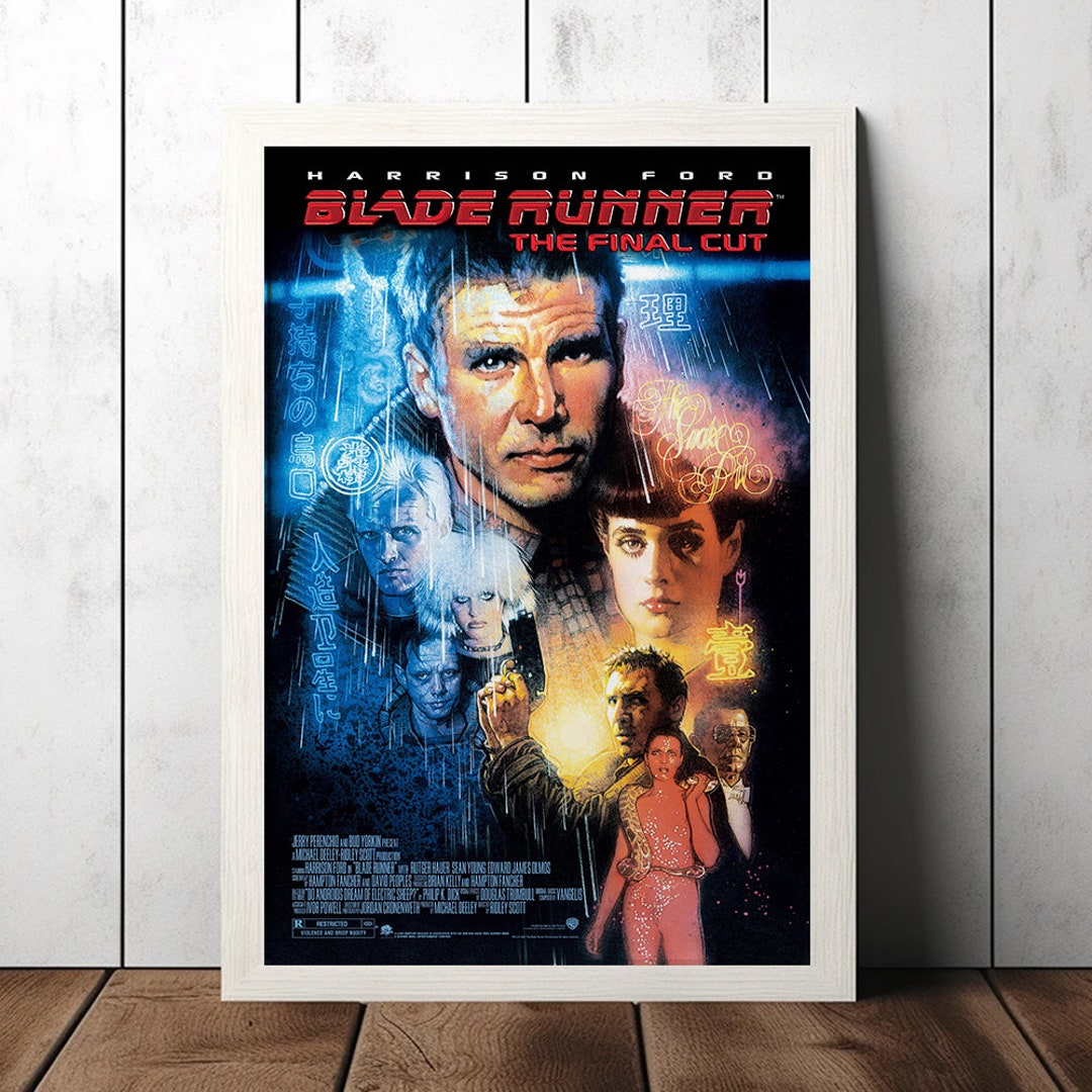 Blade Runner 1982 Classic Movie Poster Film Fan Collectibles Vintage ...