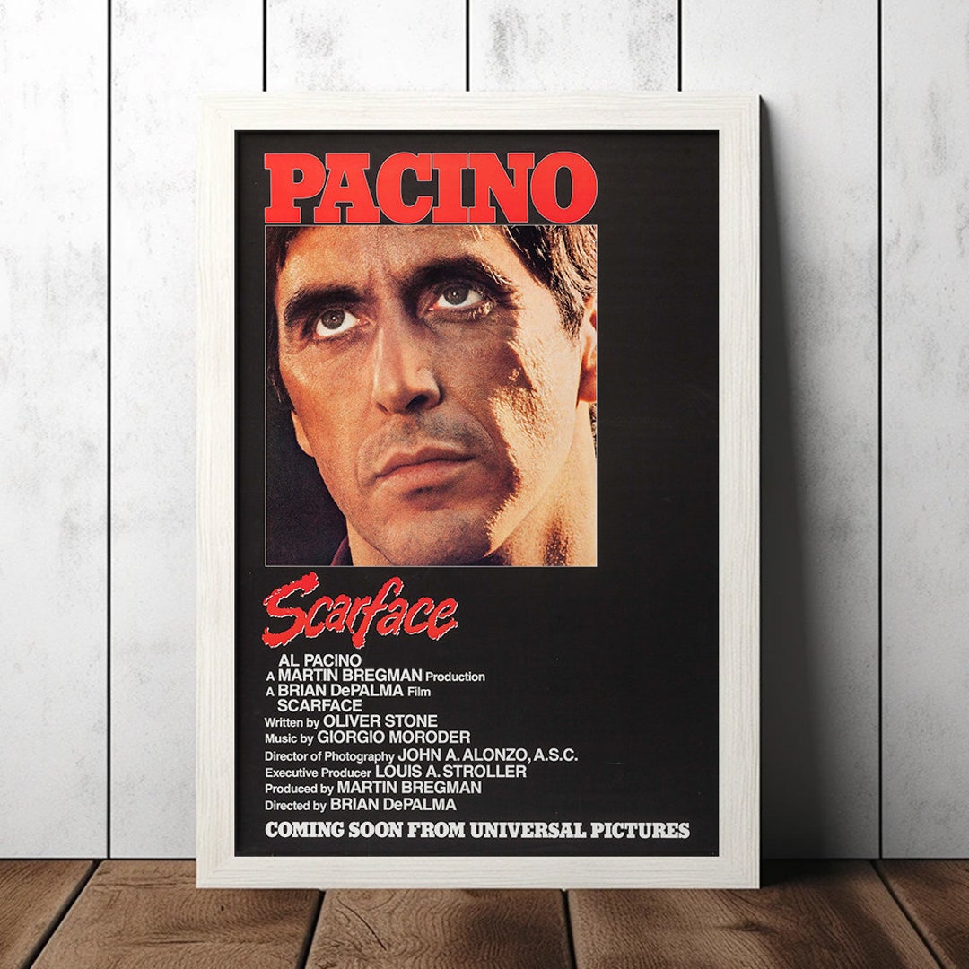 Scarface (1983) Classic Movie Poster - Film Fan Collectibles - Vintage ...