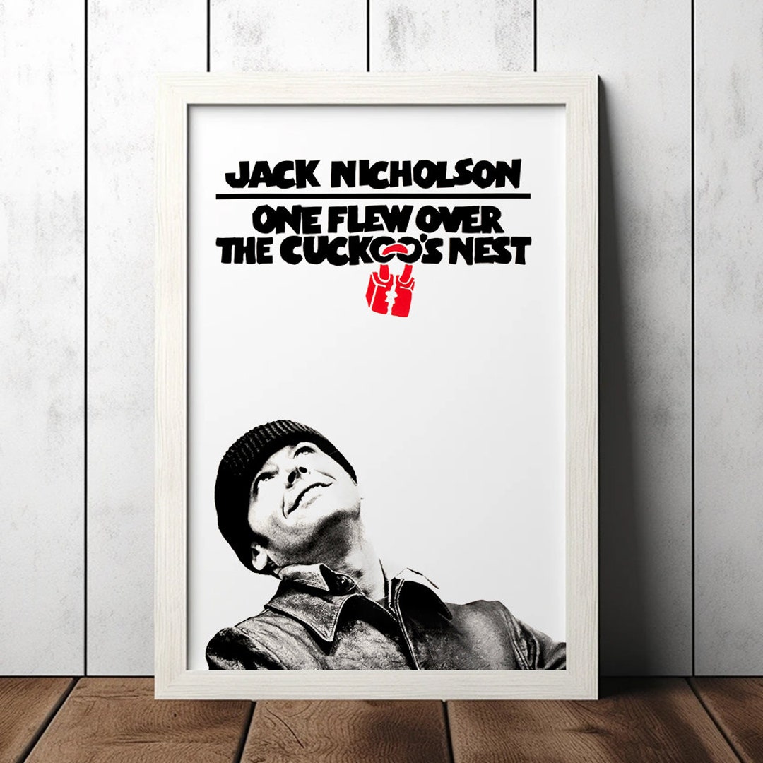 One Flew Over the Cuckoo's Nest (1975) Classic Vintage Movie Poster ...