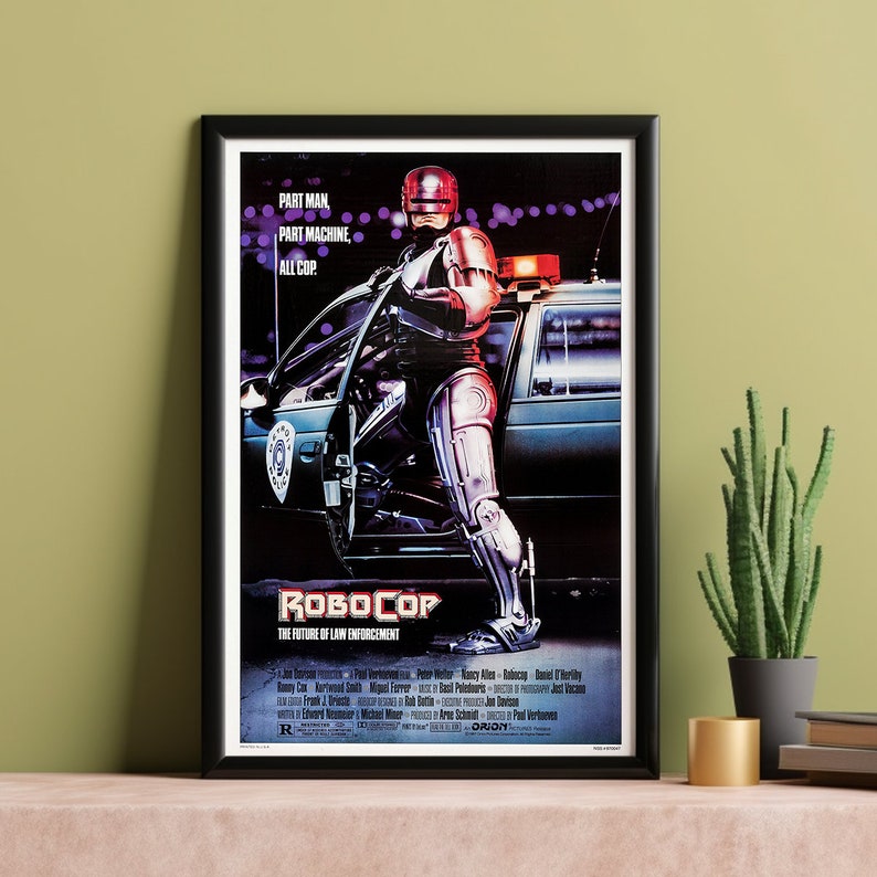 Robocop 1987 Classic Movie Poster Film Fan Collectibles - Etsy