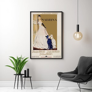 Sabrina Classic Movie Poster- Film Fan Collectibles - Vintage Poster ...
