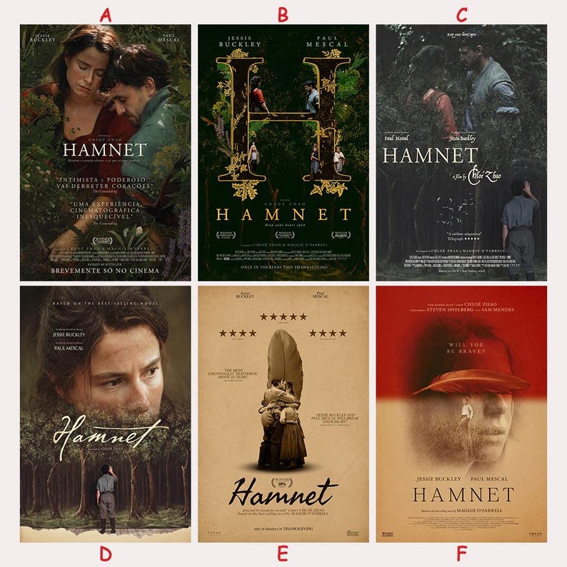 Hamnet (2025) Movie Poster, Christmas Room Decor, Home Decor, Wall Art ...