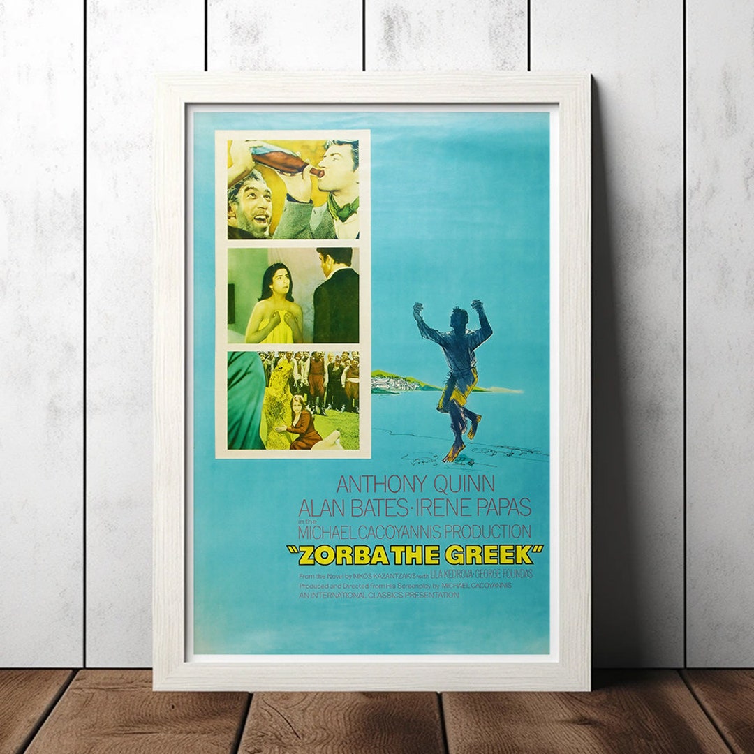Vintage Zorba the Greek Classic Movie Poster - Film Fan Collectibles ...